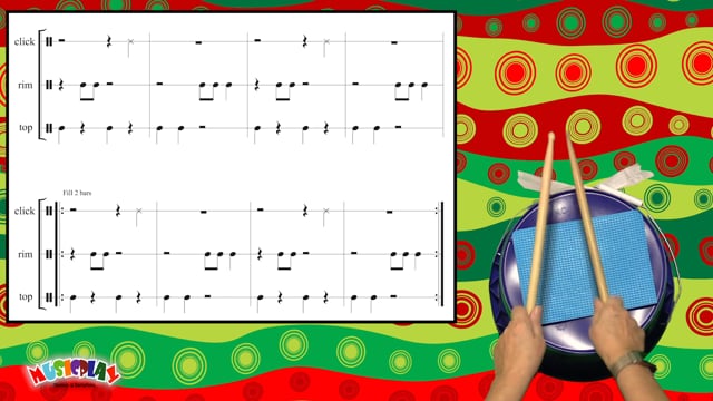 Christmas Bucket Drumming | MusicplayOnline