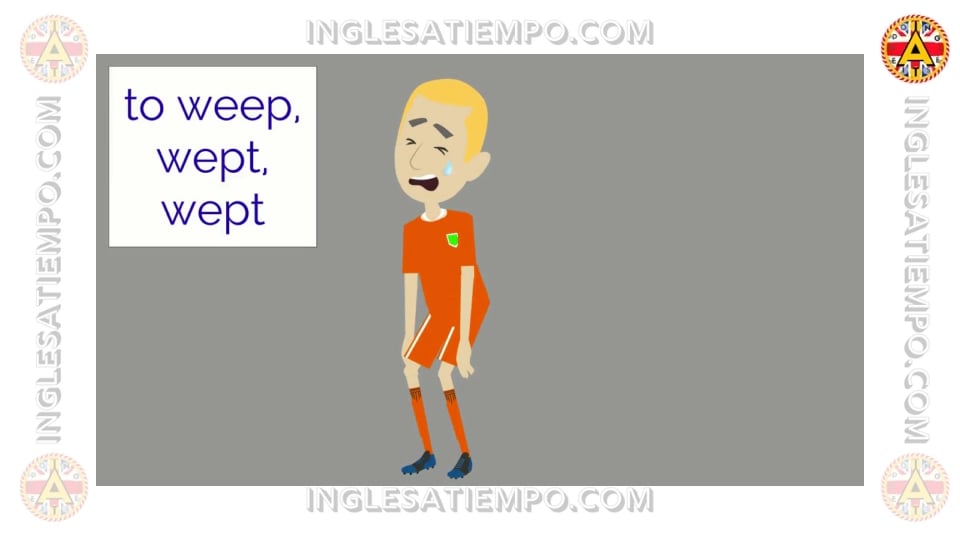 English irregular verbs weep on Vimeo