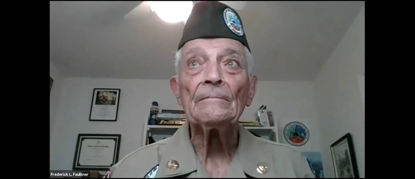 Livestream: Eyewitness to History - Interview with WWII Veteran Fred ...