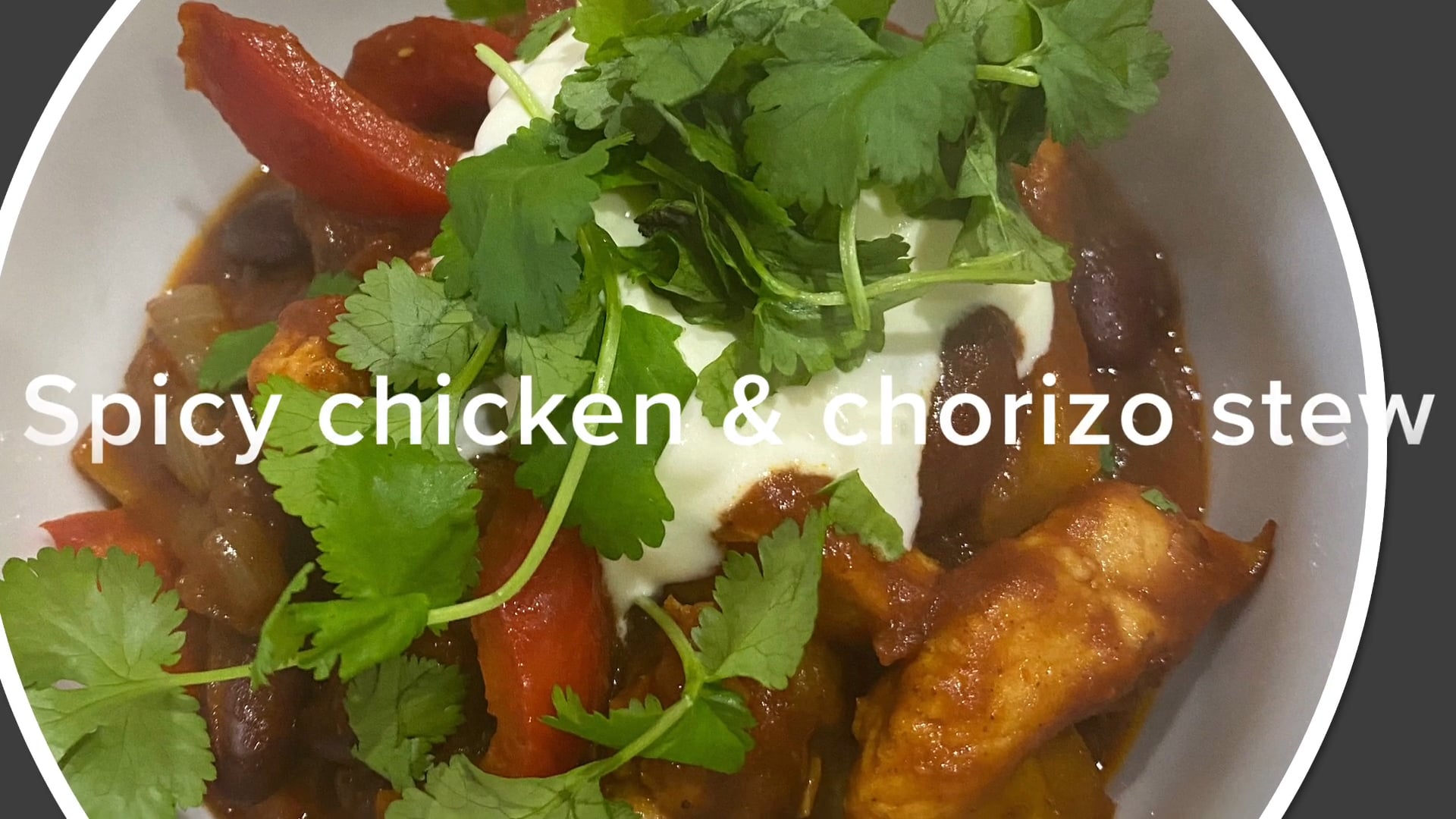 Spicy chicken & bean stew on Vimeo