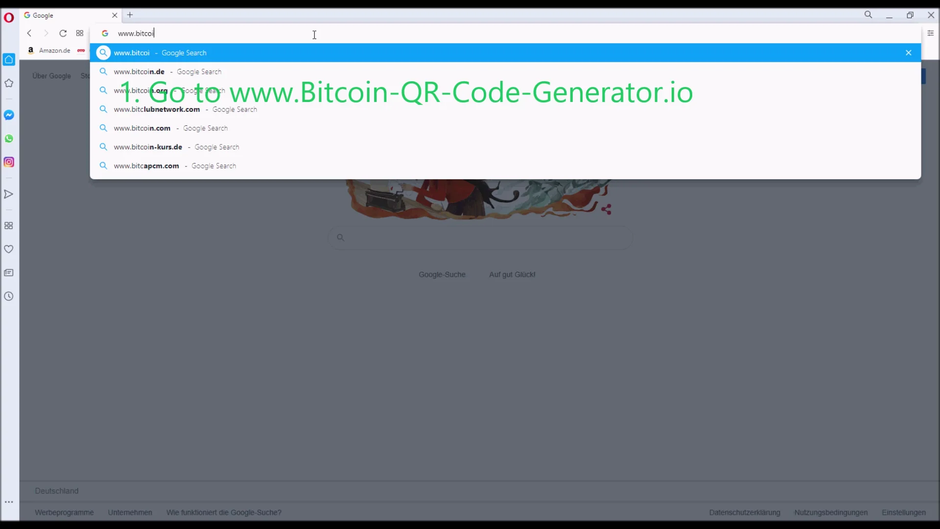 Bitcoin QR Code Generator - Tutorial on Vimeo