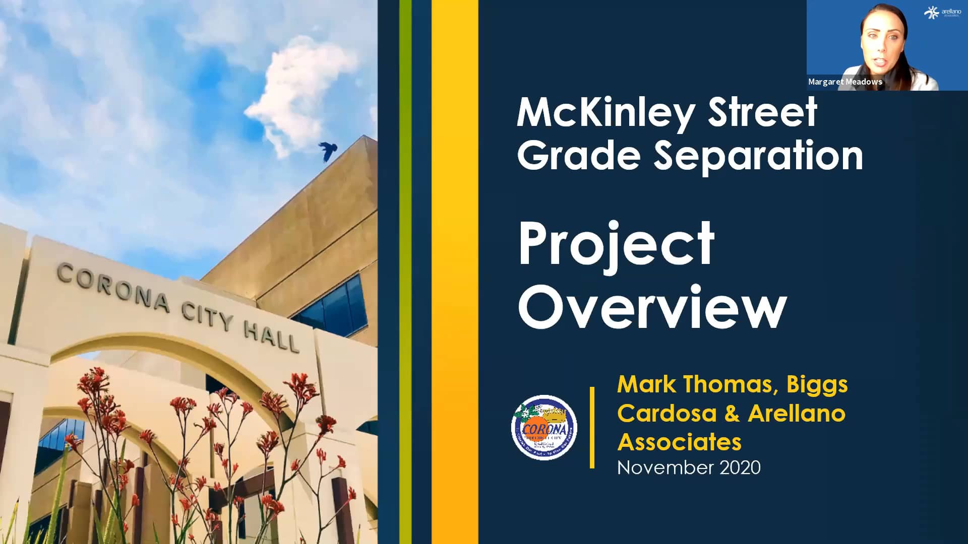McKinley Grade Separation Project – 11-17-20 Virtual Community Meeting on Vimeo