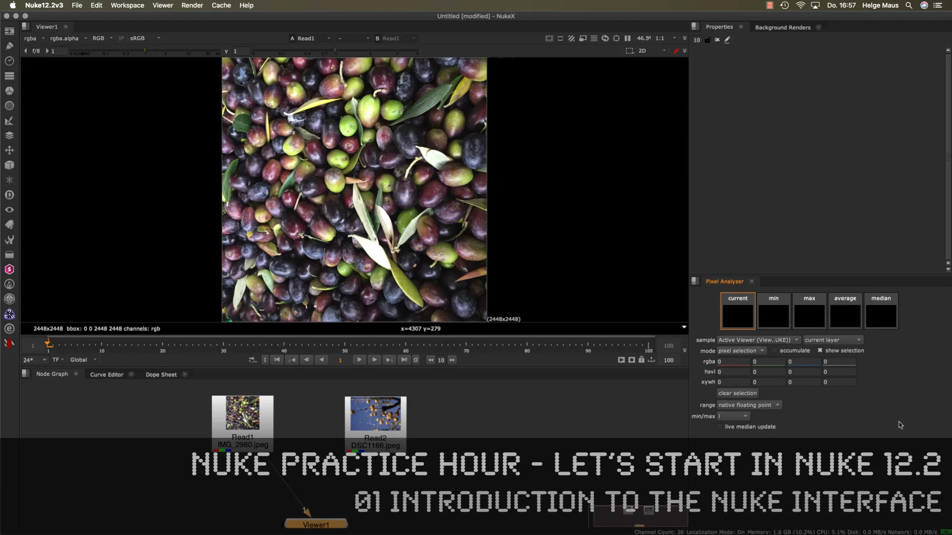 Let’s start in NUKE 12.2 - 01 Introduction to the NUKE 12.2 Interface on Vimeo
