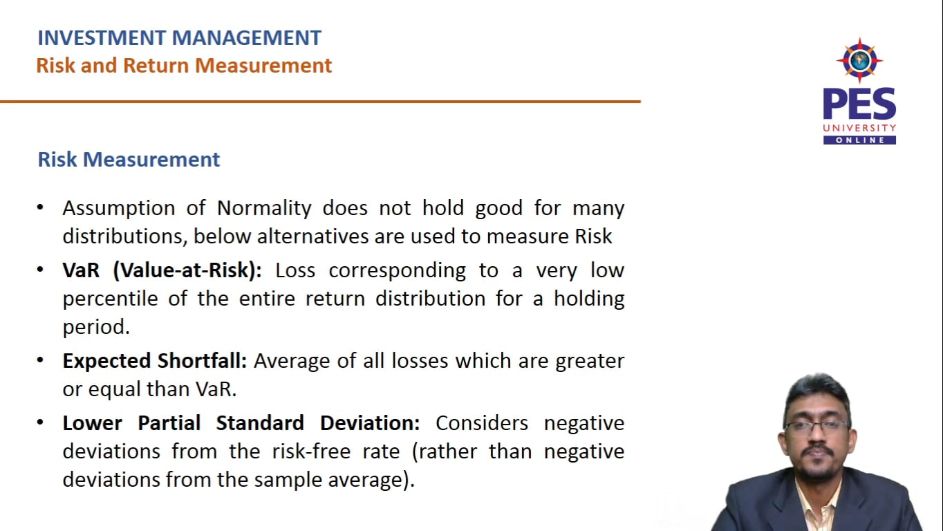 Measurement of risk and return. on Vimeo